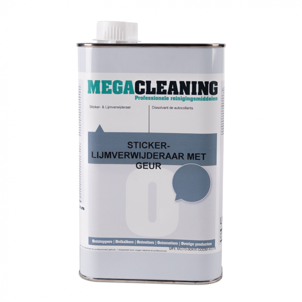 MEGA Sticker- en Lijmverwijderaar met citroengeur - Mega Cleaning Products